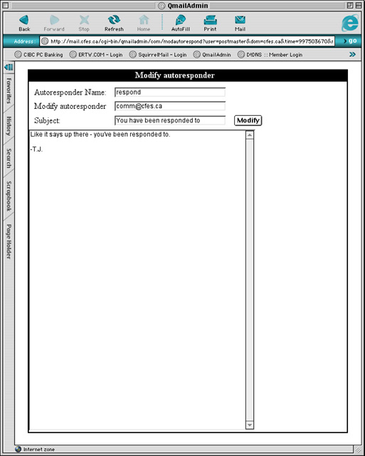 Email Administration Guide - Admin Pages